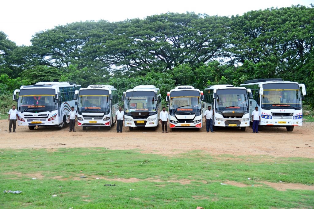 16,18,20,25 Seater Bus Rental in Mysore | Bus Travels in Mysore
